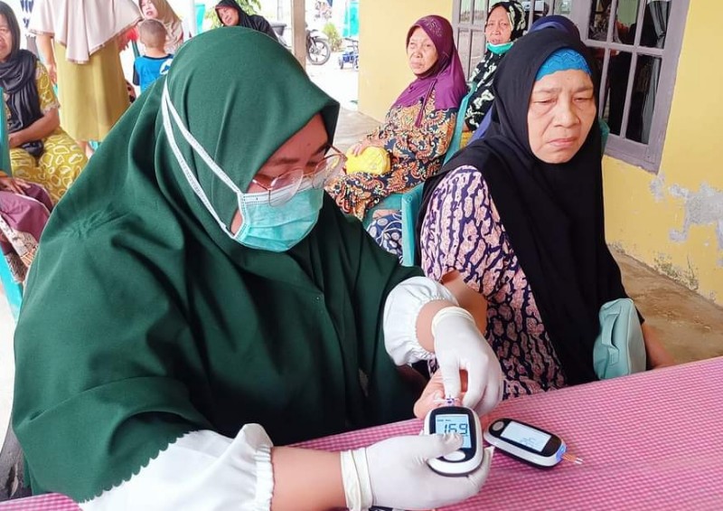 Puskesmas Dulupi Rutin Gelar Pemeriksaan Kesehatan Gratis Kawal Tuntas